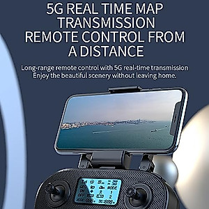 HD Camera Video Drone GPS Positioning Optical Positioning Brushless Motor Folding Photography Aerial Drone Plastics and Electronic Components for Work (No Obstacle Avoidance)