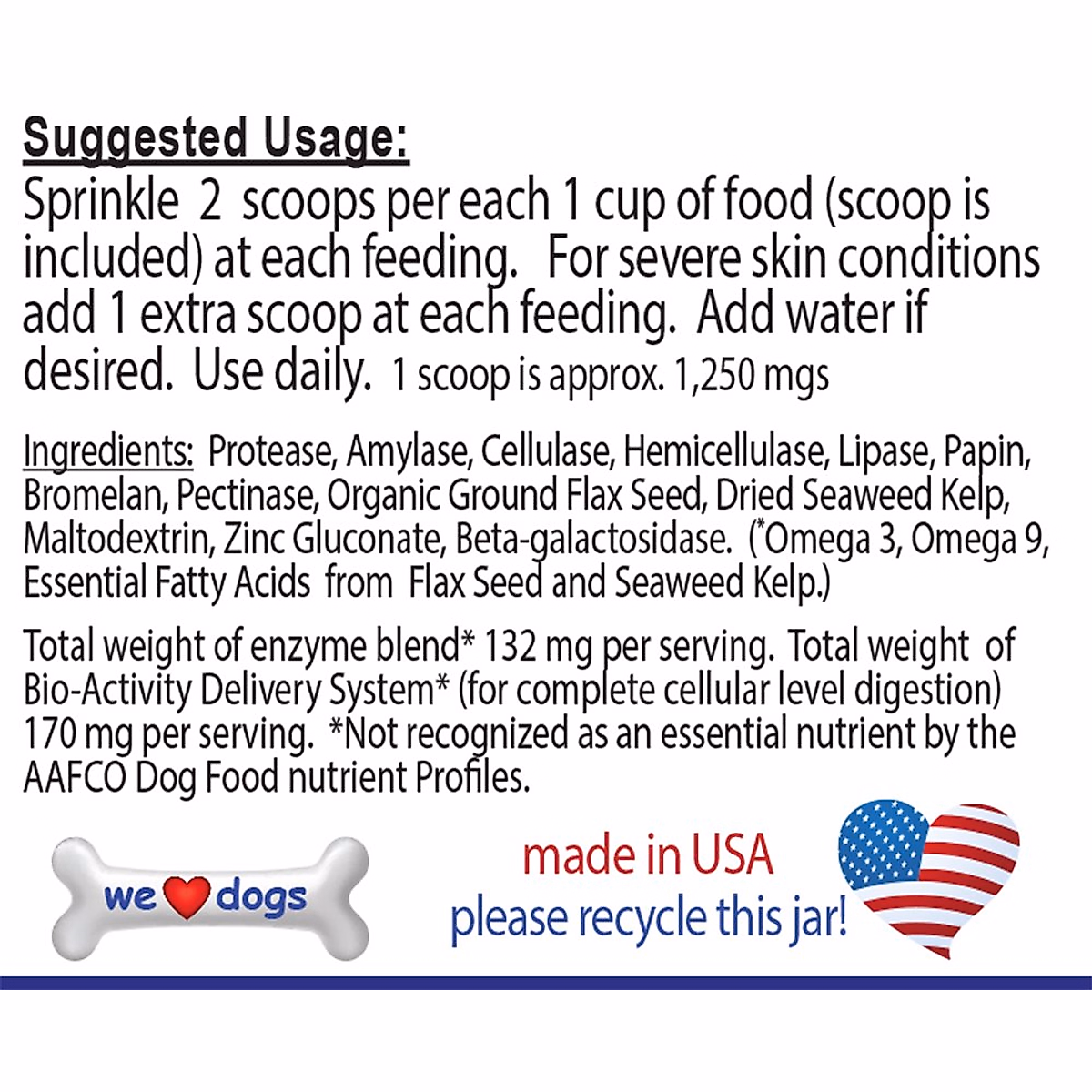 Mange Remedy for Dogs. SkinPlex PLUS Digestive Enzymes – helps with dog & puppy mange, scabies, and mites. All natural, safe & effective. Made in The USA.