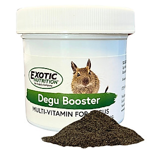 Degu Booster (2 oz.) - Complete Multivitamin - Powdered Vitamin & Mineral Supplement for Pet Degus