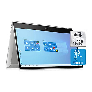 HP 2022 Envy X360 2-in-1 15.6" FHD Touchscreen Laptop Computer, Intel Core i7-1165G7, 16GB RAM, 512GB PCIe SSD, Backlit Keyboard, Intel Iris Xe Graphics, Windows 11, Silver, 32GB SnowBell USB Card