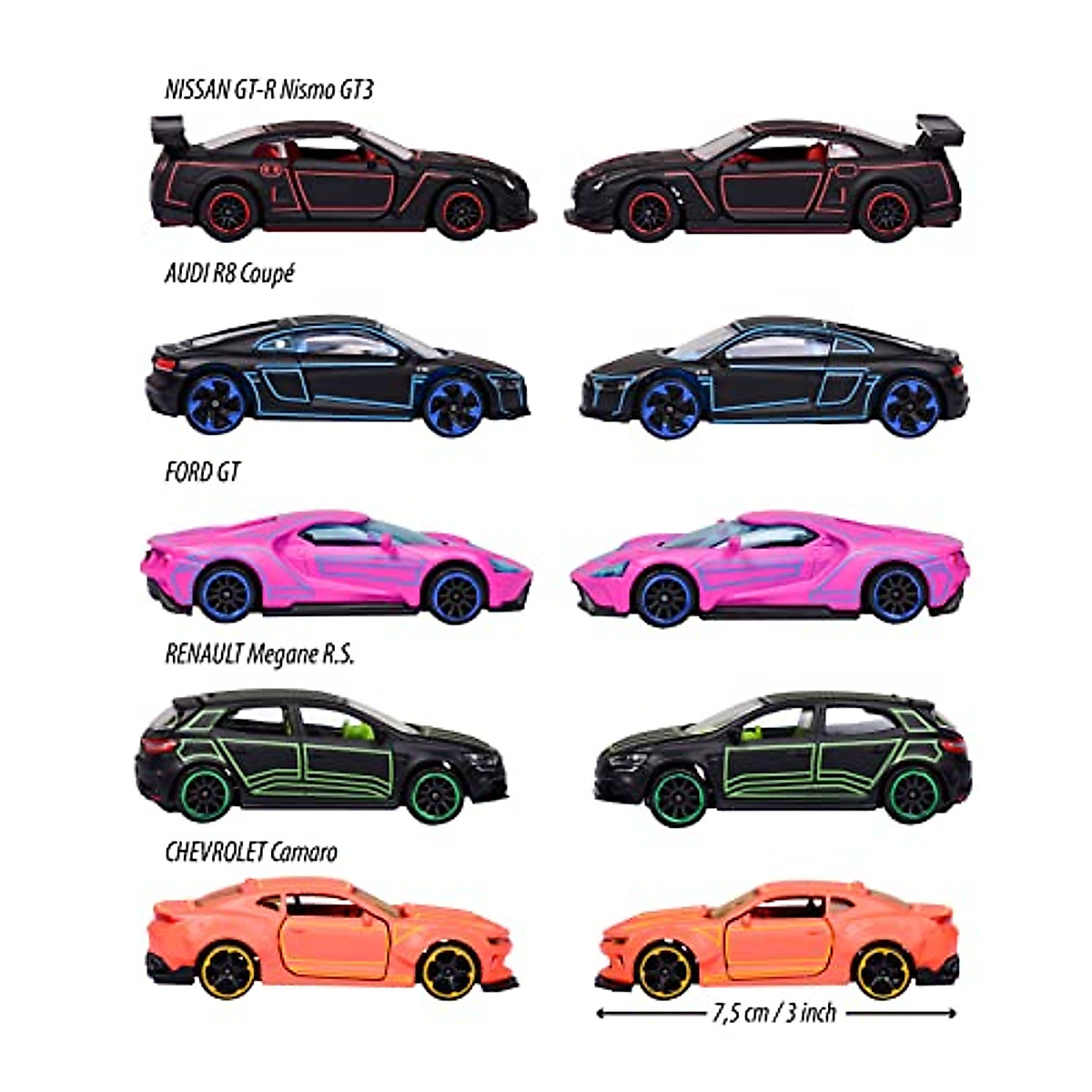 Majorette - Light Racer 5PC GIFTPACK