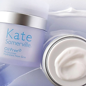 Kate Somerville Oil Free Moisturizer - Clinically Formulated for Oily Skin – Lightweight, Hydrating Daily Oil Control Face Cream, 1.7 Fl Oz