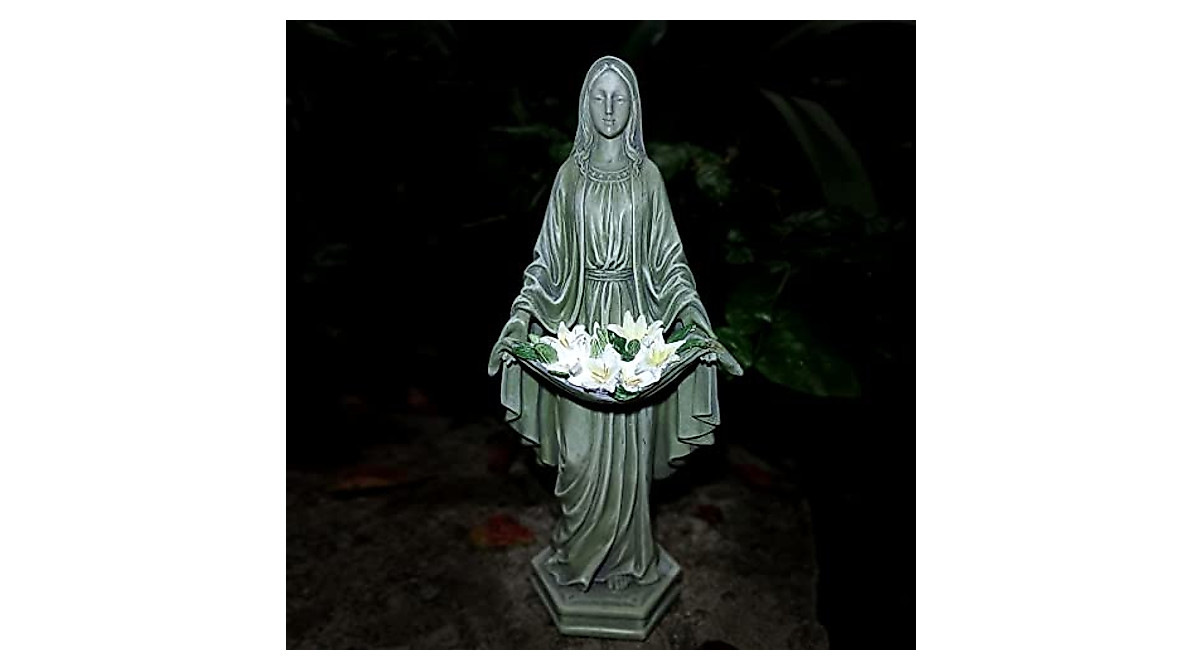CHRUI Virgin Mary Garden Statue - Outdoor Spiritual Decor