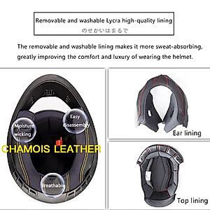 DCLINA Girls Cool Women's Motorcycle Helmet Men's Modular Flip up Visors Retro Full Face Helmets, DOT Approved Helmet, for ATV Moped Racing Crash Motocross, with Vent Holes/Braid/Bow