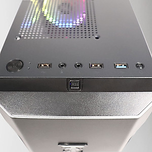 ViprTech Rebel Gaming PC Desktop Computer - AMD Ryzen 5 (12-LCore 3.9Ghz), RTX 2060 Super 8GB, 16GB DDR4 RAM, 512GB NVMe SSD, VR-Ready, Streaming, WiFi, RGB, Windows 11, Warranty