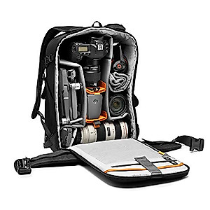 Lowepro Flipside BP 400 AW III Mirrorless and DSLR Camera Backpack - Black - with Rear Access - with Side Access - with Adjustable Dividers - for Mirrorless Like Sony α7 - LP37352-PWW