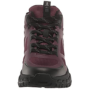 BASS OUTDOOR Women's Peak Seamless Hiker Mid Hiking Boot, FIG, 9
