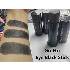 Go Ho Eye Black,Eye Black Stick for Sports,Easy to Color Black Face Paint Eye Black Football/Baseball/Softball,Football Stick Sports Eye Black Stick,Black Eye Makeup,1PC