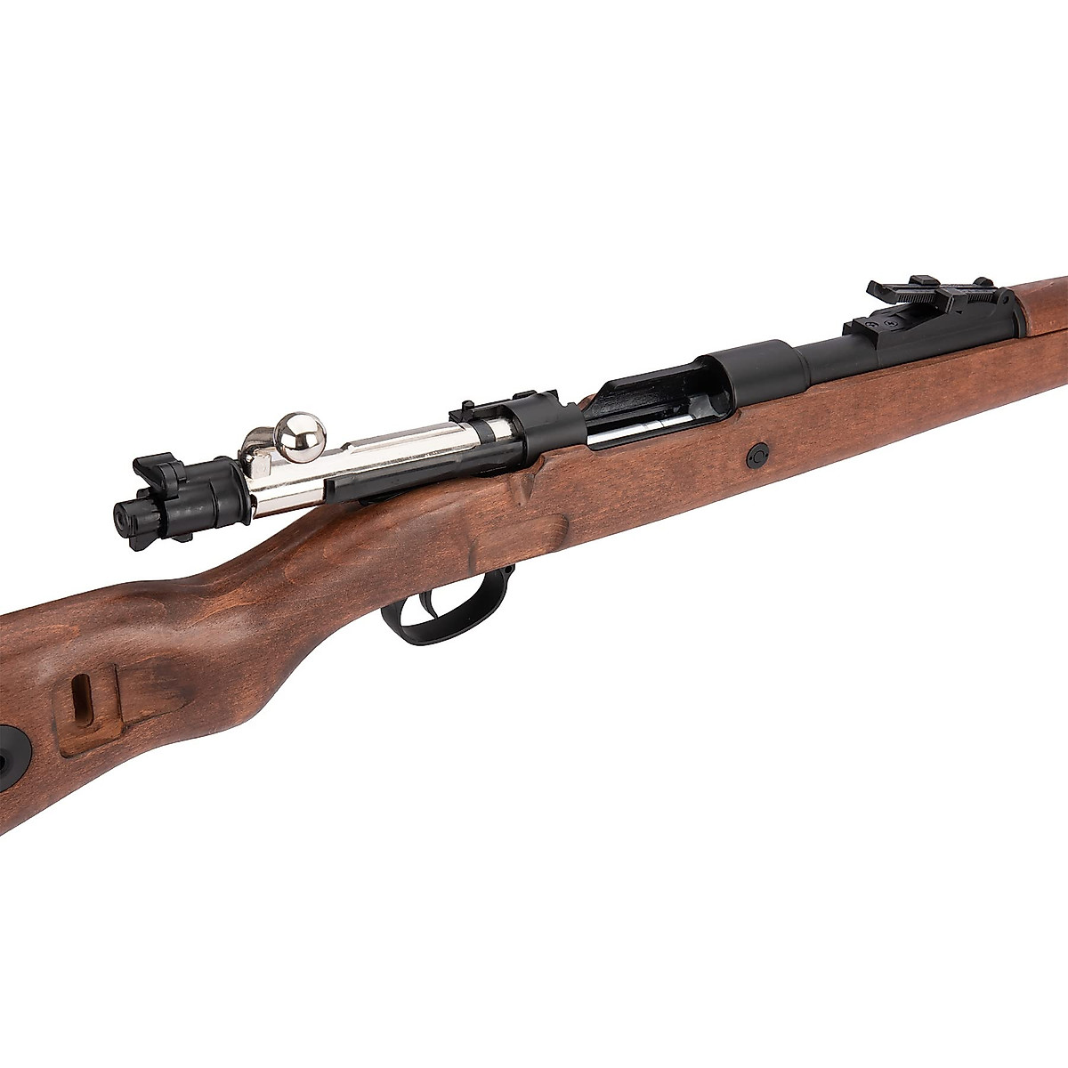 Kar 98K WWII German Infantry Realistic Cycling Bolt Action Airsoft Rifle- Real Wood