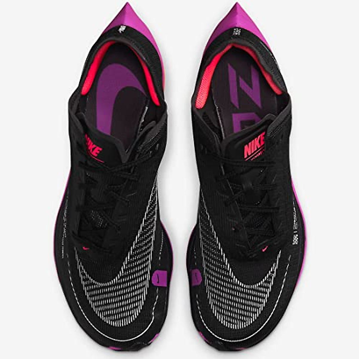 Nike Men's ZoomX Vaporfly Next 2 Running Shoes, Black/Flash Crimson, 13