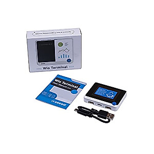 Seeed Studio Wio Terminal ATSAMD51 Core with Realtek RTL8720DN BLE5.0 Dev Board, Wireless Microcontroller Python Terminal Device Compatible with Raspberry Pi for Arduino, Micropython, and TinyML.