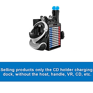 Charging Dock Charger Stand Multi‑Function Charging Dock Cooling Base CD Storage Rack for PS4 for Slim for PRO Host