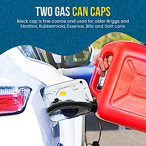 KP KOOL PRODUCTS Gas Can Spout Replacement with Extension Spout - Gas can nozzle - Gas can vent kit & Gasket Filters - Used for Old 5 Gallon gas can spout - Blitz - Midwest - Scepter and Other Brands