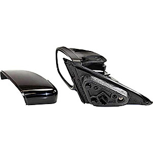 Kool Vue Left Power Heated Door Mirror Compatible With Ford Taurus 2010-2011 With Puddle Lamp; Without Memory Paintable