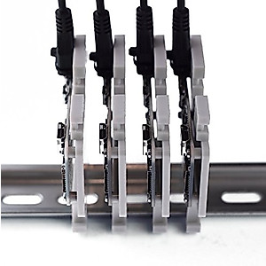 DIN Rail Mount for Raspberry Pi Zero (3 Pack)