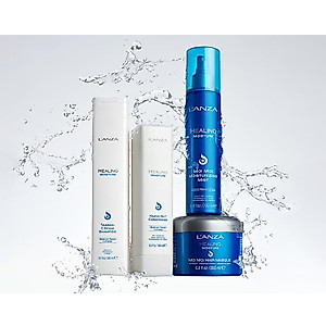 L'ANZA Healing Moisture Tamanu Cream Shampoo, Cleans, Moisturises and Refreshes Dry and Coarse Hair, Rich with Tahitian Tamanu Nut Oil, Sulfate-free, Paraben-free, Gluten-free Formula, Kids