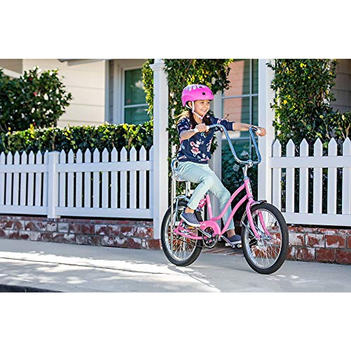 Schwinn Fair Lady Cruiser Bike, 20-Inch Wheels, Pink