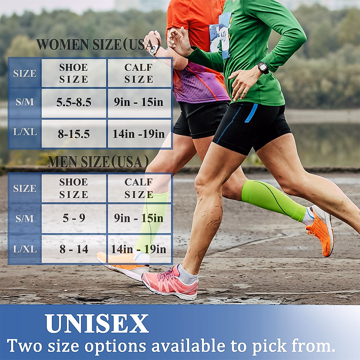 CHARMKING Compression Socks for Women & Men Circulation (3 Pairs) 15-20 mmHg is Best Athletic for Running, Flight Travel, Support, Cycling, Pregnant - Boost Performance, Durability (L/XL,Black)