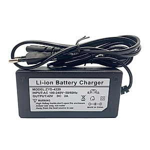 CSTAL 36V 30Ah 10S3P 500W Electric Bike Lithium Ion Battery Pack, with 42V 2A Charger + Discharge BMS, for 54.6V Electric Bicycle Scooter