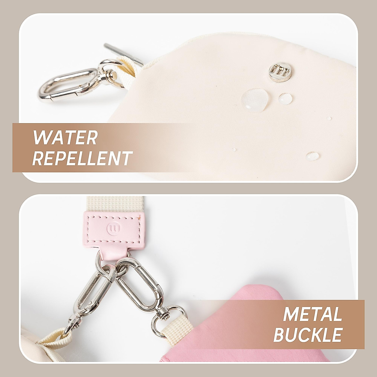 Mum's Memory Mini Zip Around Wristlet Wallet for Women Dual Pouch Wristlet Portable wallet Coin Purse Mini Women Coin Pocket