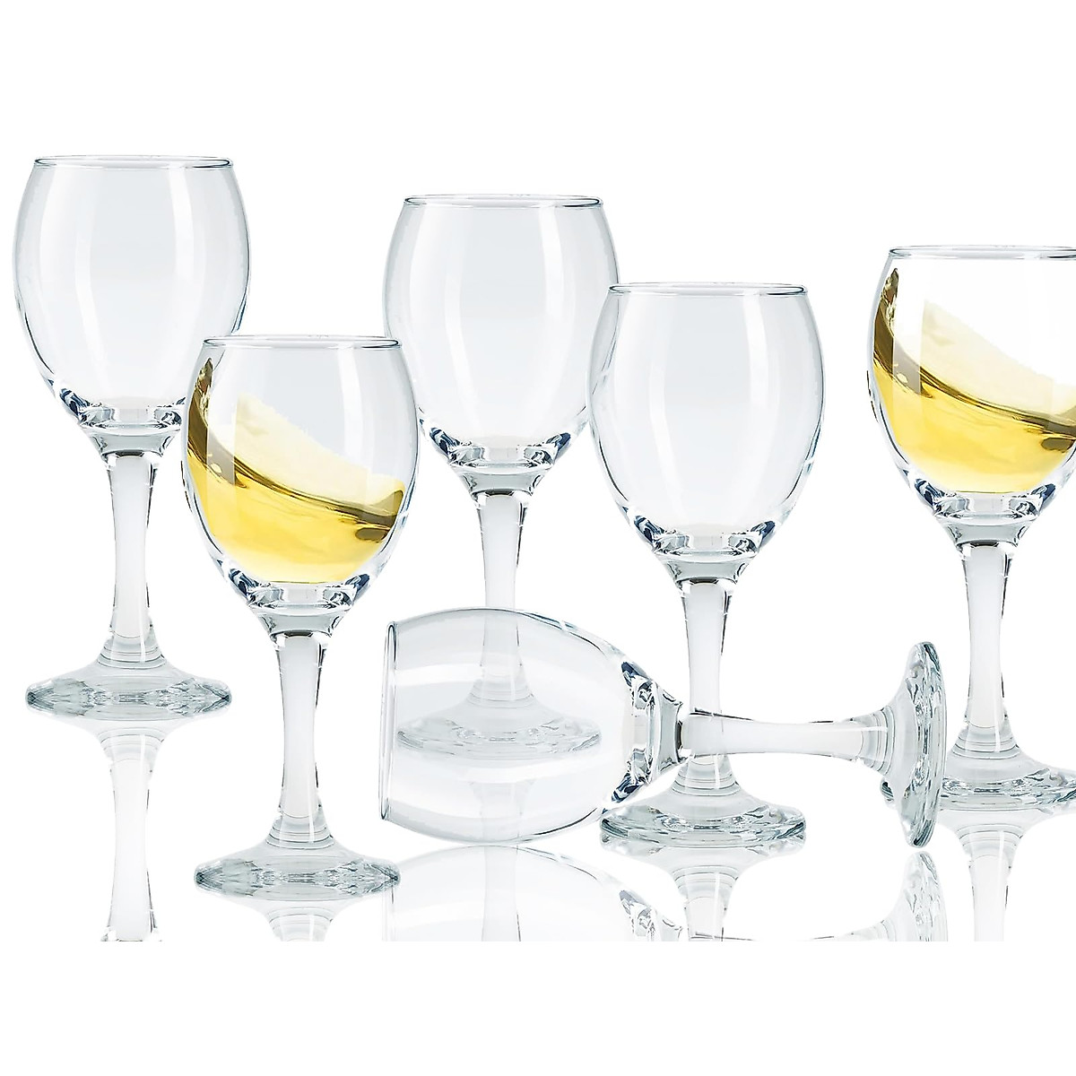 Limoncello Glasses Shot Glasses with Stem, Cordial Glasses Port Wine Glasses 3 oz(set of 6)