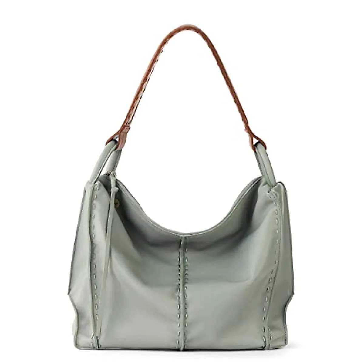 The Sak Los Feliz Hobo in Leather, Lined, Roomy Shoulder Purse, Meadow