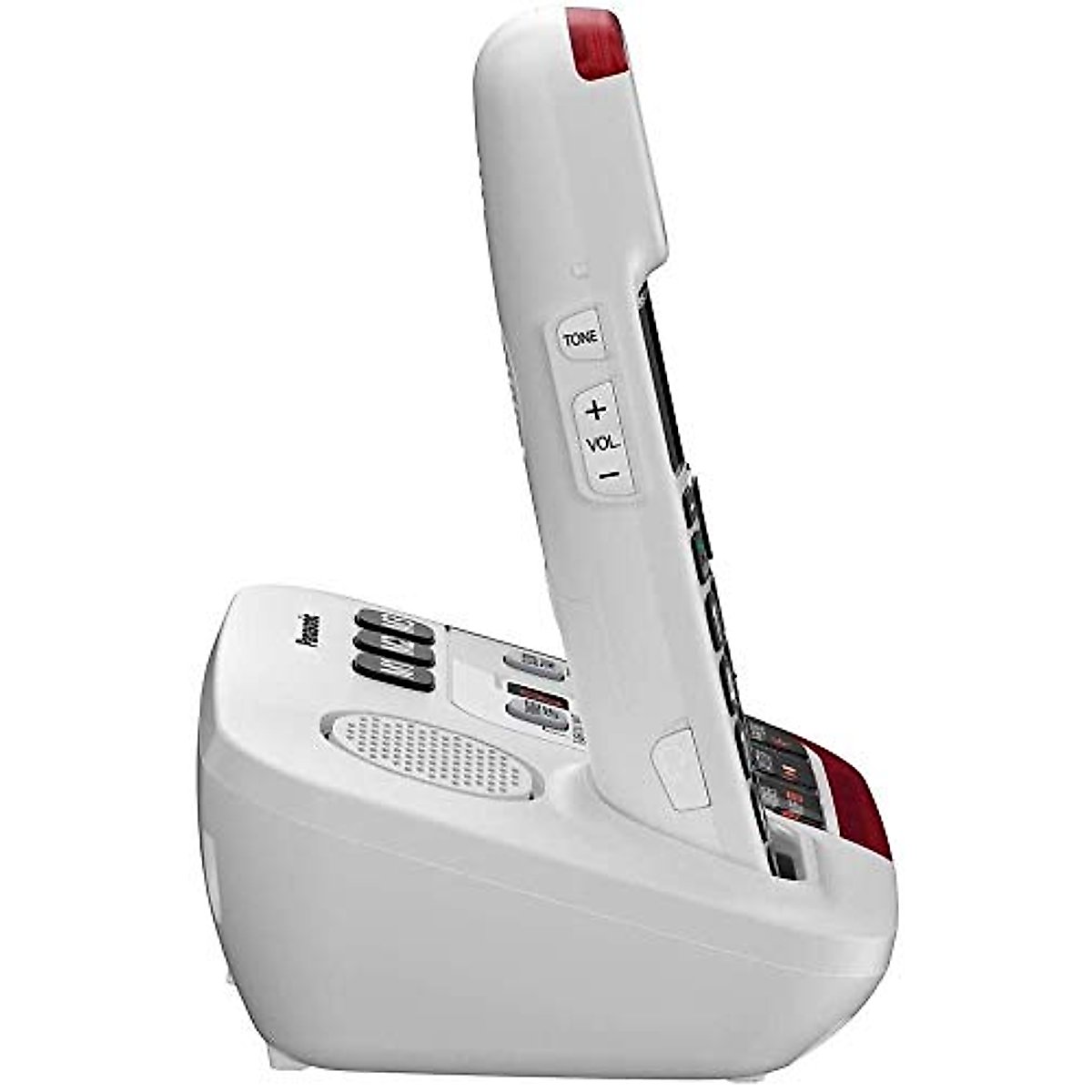 Panasonic KX-TGM420W + (2)KX-TGMA44W Amplified Cordless Phone with Digital Answering Machine Expandable upto 6 Handsets and Voice Volume Booster 40 dB