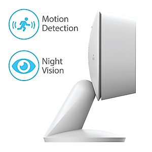 OSI Smart Security Mini Camera Indoor 1080P HD,WiFi Cameras,Home Security Cameras, AI Human Detection,Two-Way Audio,Night Vision,Compatible with Alexa, Google,32GB SD Card Included & Cloud Storage