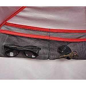 E-Z UP Wedge Portable Beach Tent, 51"x51" Entrance with 3 Roll-Up Windows and Storage Pocket, Camo Spring