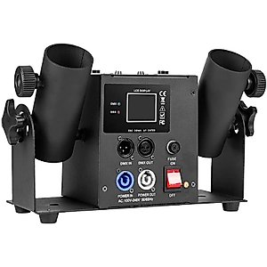 Professional Confetti Launcher Cannon Machine, Confetti Blower Machine Confetti Cannon DMX/Remote Control for Gender Reveal Weddding Disco Show Club Stage Party (2 shot)