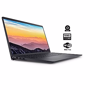 Dell Inspiron 15 3000 Series 3511 Laptop, 15.6" FHD Touchscreen, Intel Core i5-1035G1, 16GB DDR4 RAM, 1TB PCIe SSD, SD Card Reader, Webcam, HDMI, Wi-Fi, Windows 11 Home, Black
