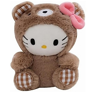 Kawaii Plush Keychain 5IN, Soft Kitty Plush Stuffed Animals Toys, Novelty Cartoon Anime Plush Key Chain for Boys Girls Fans Kids Family Birthday Party Favor