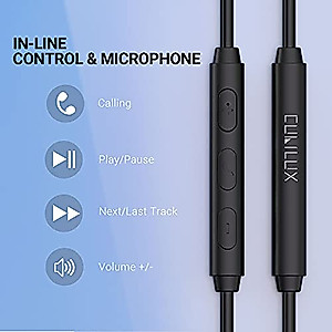 192KHz Noise Isolation USB C Headphones with Microphone Compatible with Samsung S21/S20 Ultra Note 20/10 Tab S8/S7/S6 Z Fold Z Flip, iPad 10 iPad Pro/Air 5 4/Mini 6, Pixel 6 Pro 5 XL, Type C Earphones