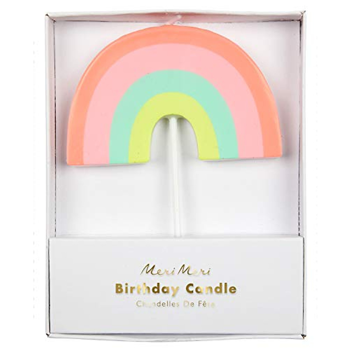 Meri Meri Rainbow Candle (Pack of 1)