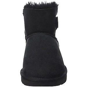 UGG Women's Mini Bailey Button Ii Boot, Black, 09