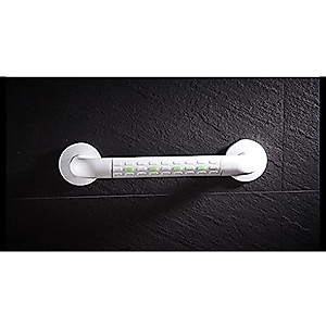 CRODY Grab Bars for Bathroom, Stainless Steel Nylon Shower Grab Bar, Home Bathroom Handicap Safety Handrail, Bathtub Safety Bar Hand Support Rail, Elderly Anti-Slip Balance Handle, Towel Rack Toilet A