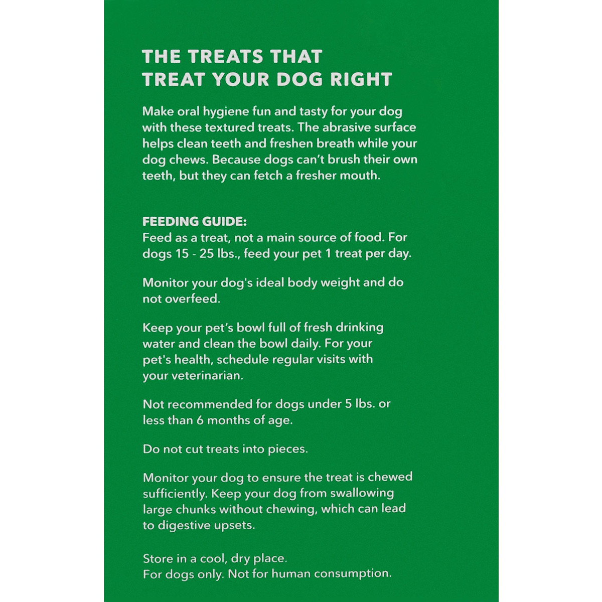 Amazon Brand - Wag Dental Dog Treats to Help Clean Teeth & Freshen Breath - Small, Unflavored, 2.25 pounds, 60 Count (Pack of 1)