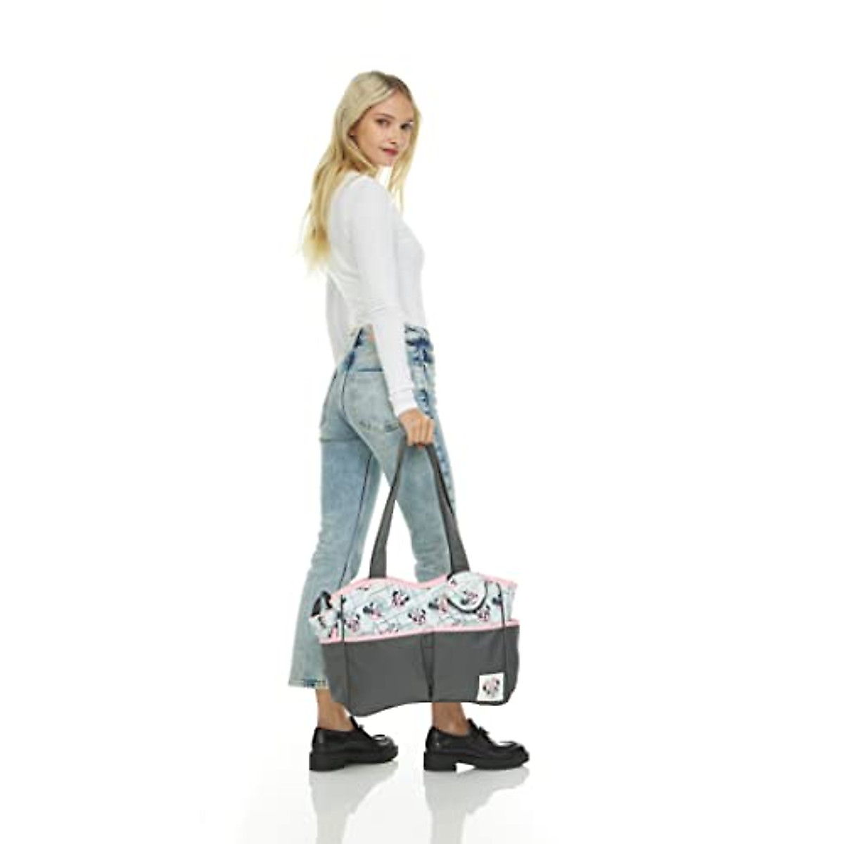 Disney Baby Girl Multi Piece Tote, Minnie-Watercolor