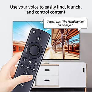 L5B83H Replacement Voice Remote Control Applicable for Amazon 2nd Gen Fire Stick TV, Fire TV Cube（2nd & 1st Gen）, Fire TV Stick 4K, and Pendant Design Fire TV 3nd Gen