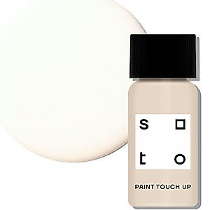 soto White Paint Touch Up, Multi-Surface, Matte Finish (No. 07 In Situ White) — 10 Milliliters of Scratch Repair for Furniture, Walls, Cabinets, Trim, Doors, Indoor/Outdoor