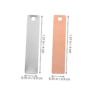 KOMBIUDA 8 Pairs Zinc Strip for Fruit Battery Experiment Copper Zinc Plates Experiment Supplies Electrode Strip for Electroplating Zinc