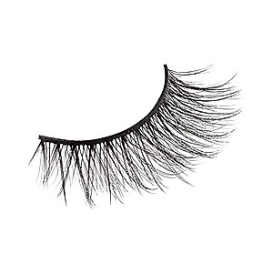 KISS Magnetic Eyeliner False Eyelashes, Entice', 12 mm, Includes 1 Pair Of Magnetic Lashes, Magnetic Lash Eyeliner, Contact Lens Friendly, Easy to Apply, Reusable Strip Lashes
