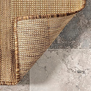 nuLOOM Maria Contemporary Striped Indoor/Outdoor Area Rug, 8' x 10', Beige