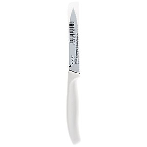 Victorinox Paring Serrated Spear Point Large Polypropylene Handle, White, 4"