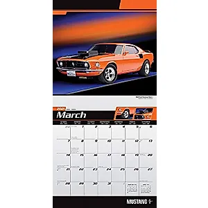 Mustang 2021 Calendar: Foil Stamped Cover