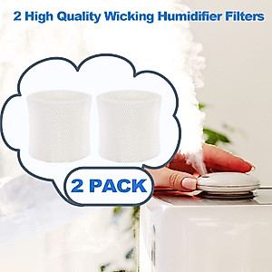 Humidifier Wicking Filters Fit for Honeywell HC-888 Model Series, Fit for Honeywell Humidifier Filter Replacement Filter C (2 Pack)