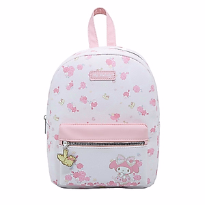 Hot Topic My Melody Pastel Rose Mini Backpack PINK