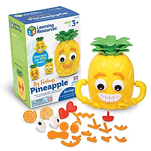 Learning Resources Big Feelings Pineapple - 30 Pieces, Ages 3+ Social Emotional Learning Toy For Boys and Girls, Body Awareness, Toddler Learning Toys