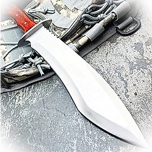 New 15" Full Tang TRACKER TACTICAL Hunting Fixed Blade Camping Bowie Knife NEW Camping Outdoor Pro Tactical Elite Knife BLDA-0971