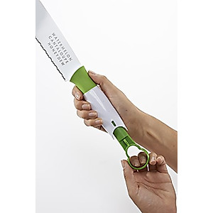 Crisp Melon Knife, White/Green